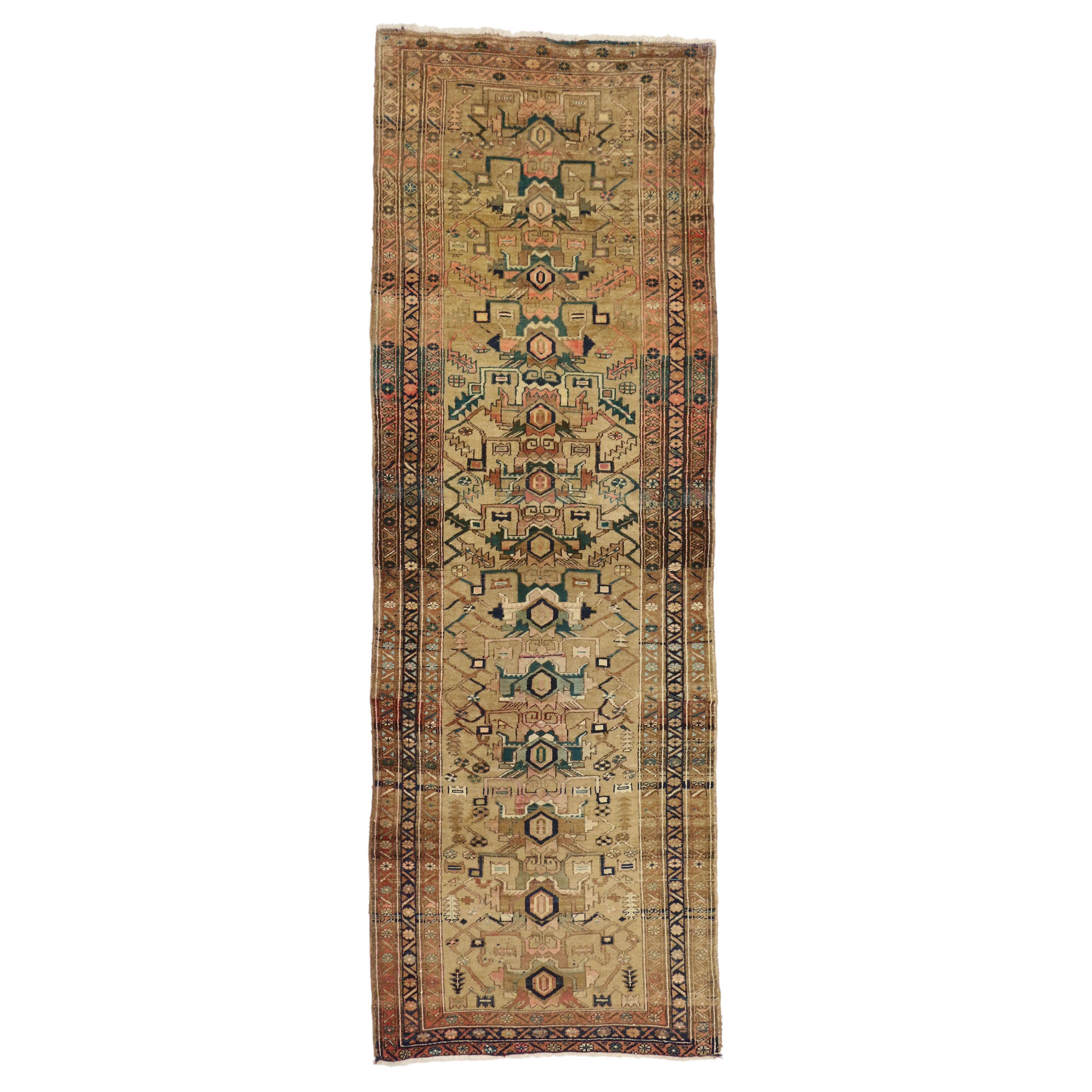 Vintage Persian Azerbaijan Hallway Runner, Azari Carpet Runner For Sale ...