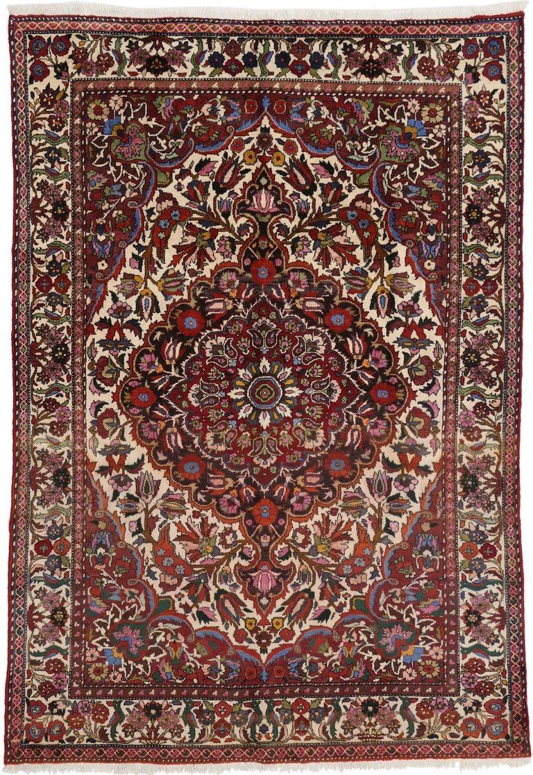 Vintage Persian Bakhtiari Rug with Old World Victorian Renaissance ...