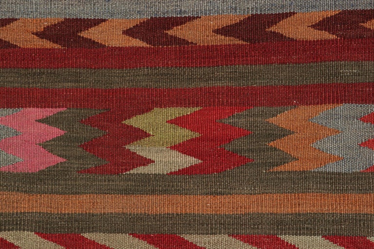 Vintage Persian Bidjar Tribal Kilim in Polychromatic Patterns by Rug ...