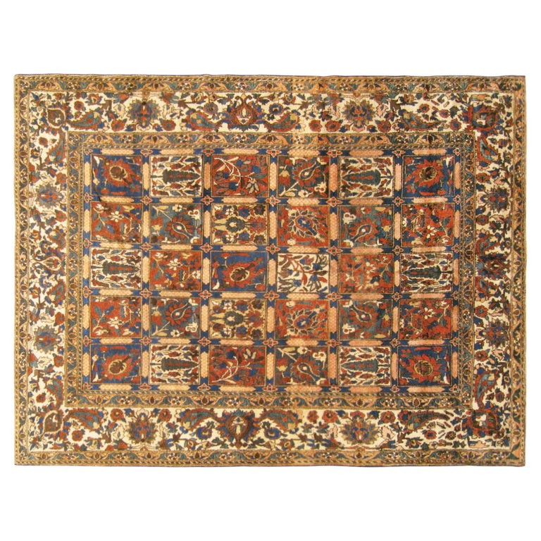 Vintage Persian Decorative Oriental Baktiari Rug in Room Size For Sale ...