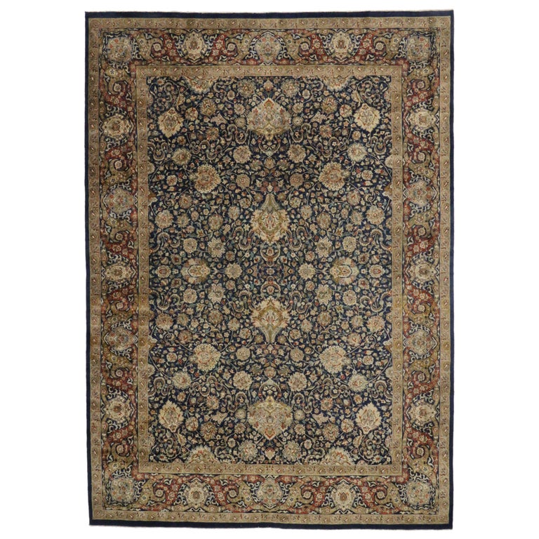 Vintage Persian Design Pakistani Area Rug with Medieval Renaissance ...