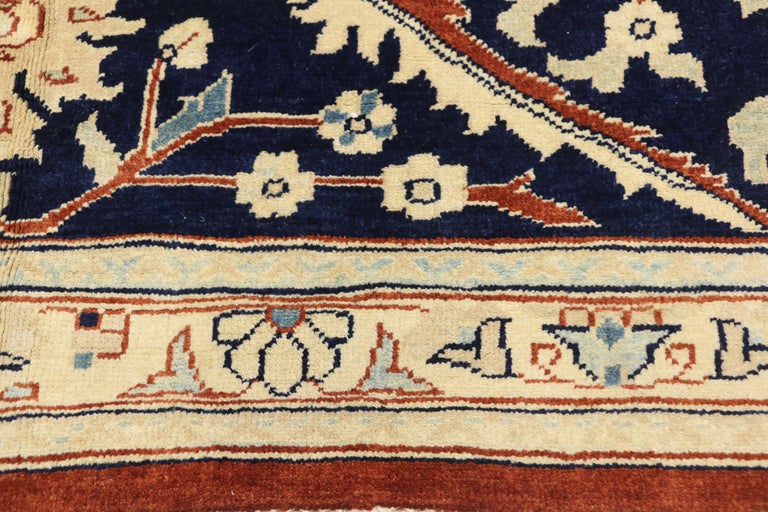 Vintage Persian Design Traditional Pakistani Rug with Federal Style For ...