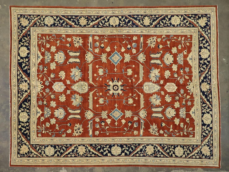 Vintage Persian Design Traditional Pakistani Rug with Federal Style For ...