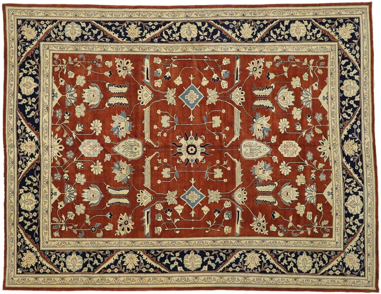 Vintage Persian Design Traditional Pakistani Rug with Federal Style For ...