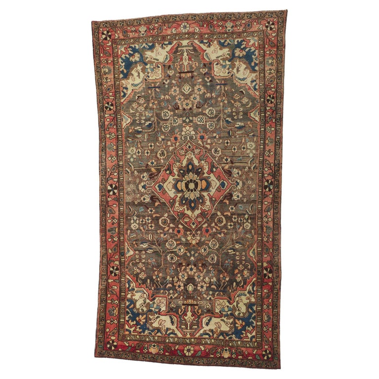 Vintage Persian Hamadan Gallery Rug For Sale at 1stDibs