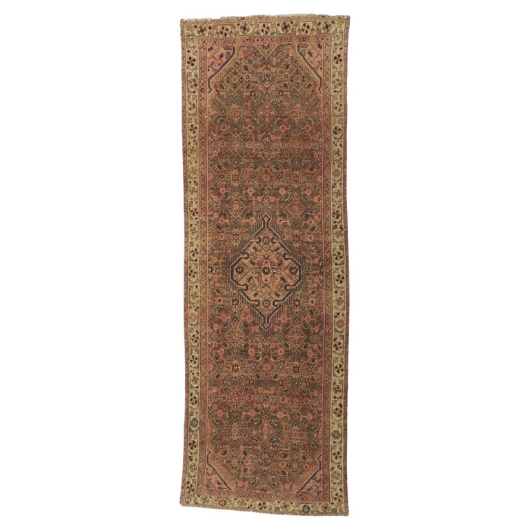 Vintage Persian Hamadan Hallway Runner with Herati Design For Sale at ...