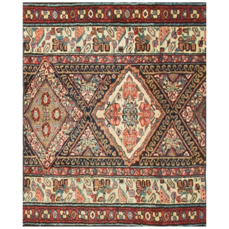 Vintage Persian Hamadan Multi Area Rug 3' x 3'5" For Sale at 1stDibs ...
