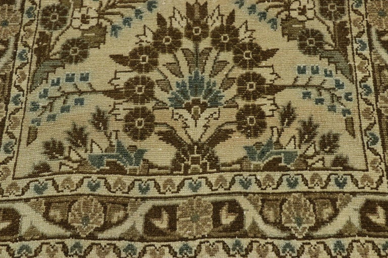 Vintage Persian Hamadan Runner with Amish Shaker Style For Sale at 1stDibs