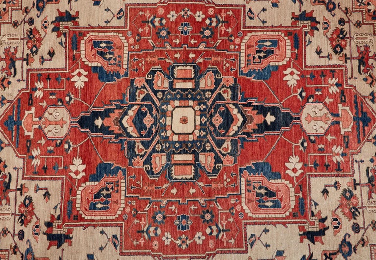 Persian Heriz Style Azeri Carpet For Sale at 1stDibs