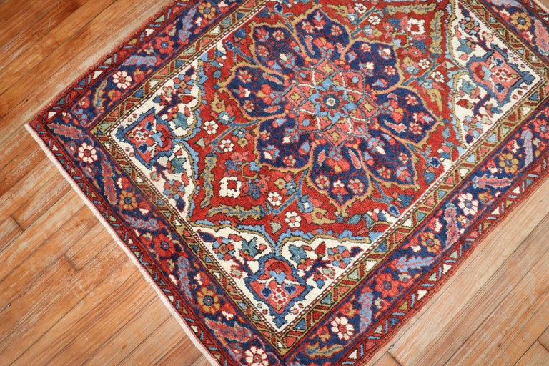 Vintage Persian Heriz Rug For Sale at 1stDibs
