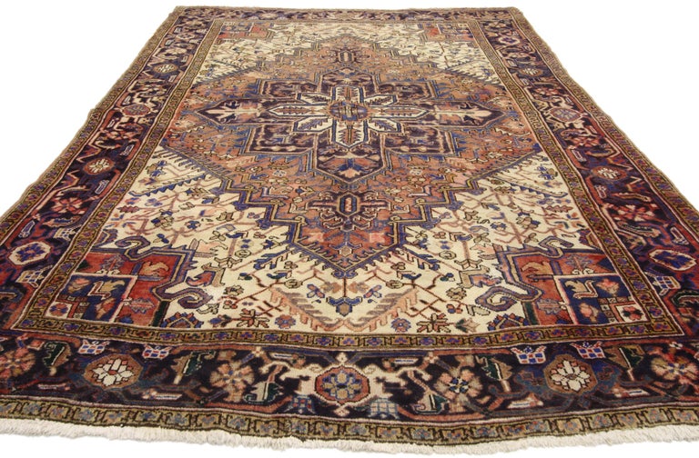 Vintage Persian Heriz Rug with Venetian Renaissance Style For Sale at ...