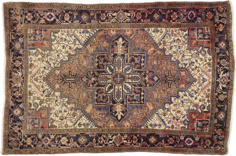 Vintage Persian Heriz Rug with Venetian Renaissance Style For Sale at ...