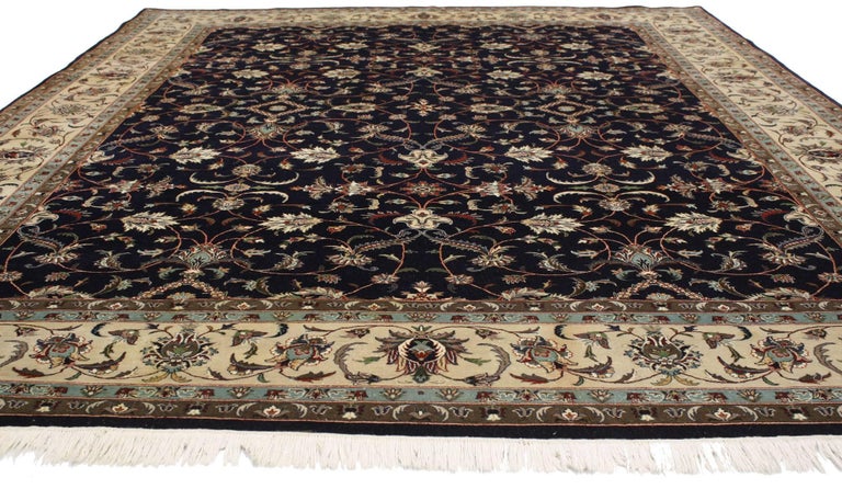 Vintage Persian Hollywood Regency Style Rug For Sale at 1stdibs