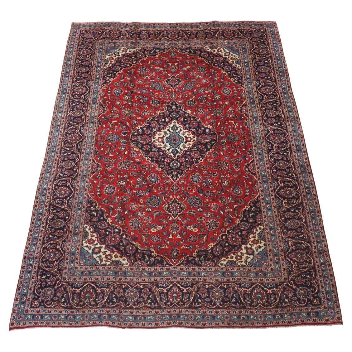 Antique Persian Kashan Rug Circa 1940 For Sale At 1stDibs Antique Persian Kashan Rug Circa 1940 For Sale At 1stDibs
