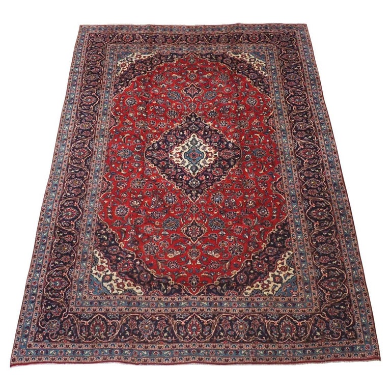 Vintage Persian Kashan, circa 1970 For Sale at 1stDibs