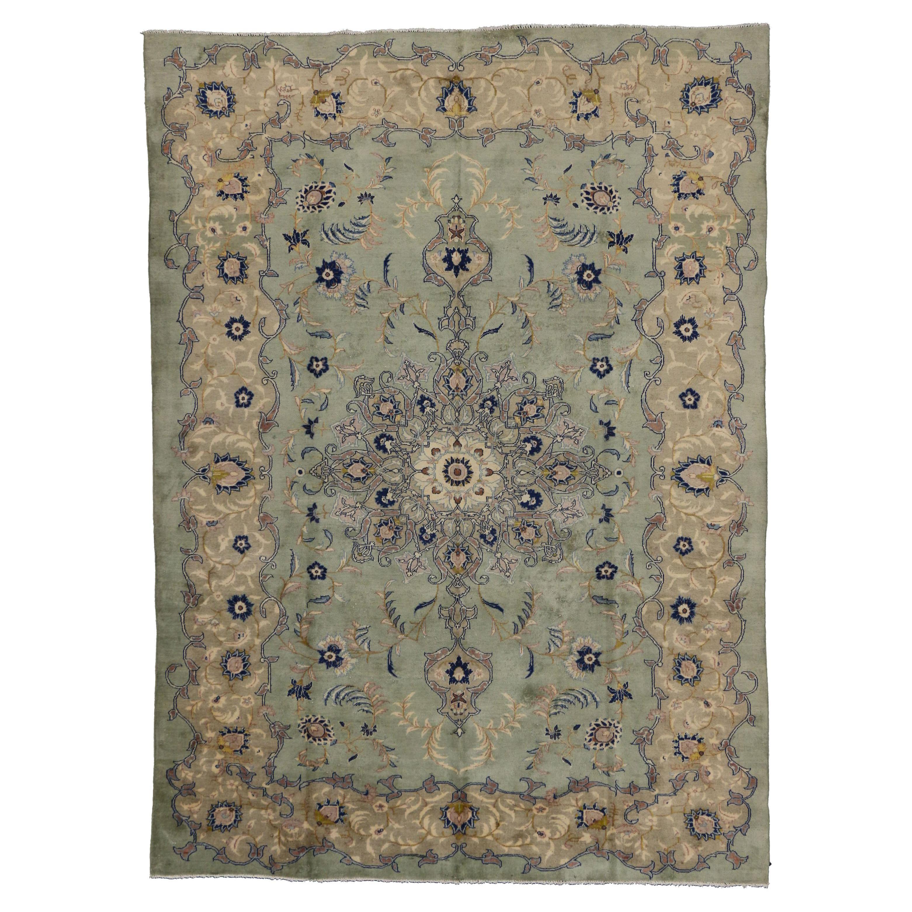 Vintage Turkish Rug with Russian Home Style and Georgian Vibes For Sale ...