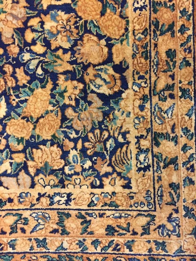 Vintage Persian Kerman Rug 9'10 x 17'2 For Sale at 1stDibs