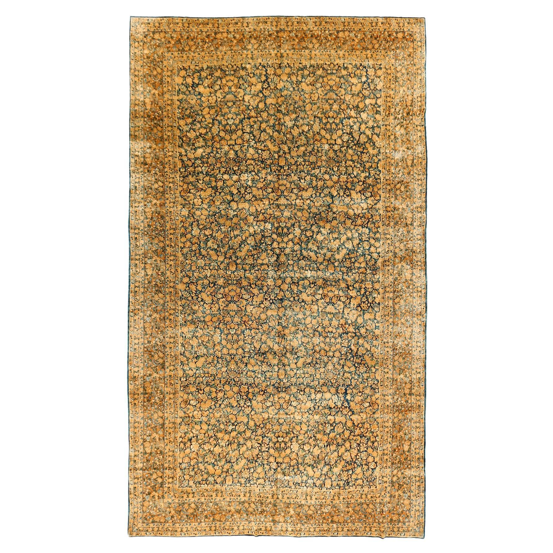 Antique Persian Kerman Rug 9' 10" x 17' 8" For Sale at 1stDibs