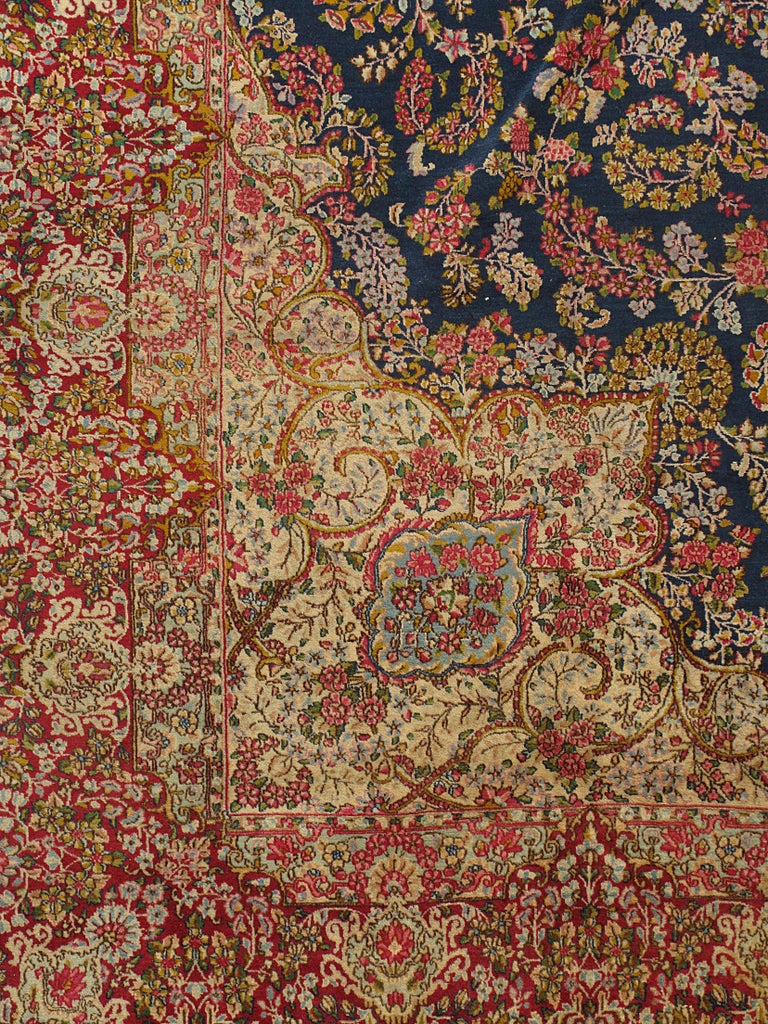 Vintage Persian Kerman Rug Carpet, circa 1920, 9'7 x 12'7 For Sale at ...