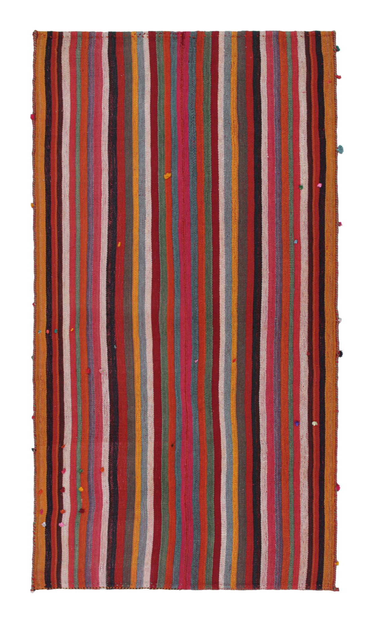 Vintage Persian Kilim in Polychromatic Stripes by Rug and Kilim For ...