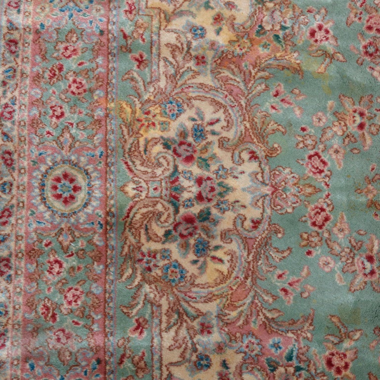 Vintage Persian Kirman Style Floral Oriental Rug by Karastan, circa ...