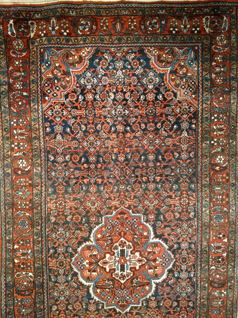 Vintage Persian Malayer Area Rug, 5' 1” x 10 ' 3” For Sale at 1stDibs