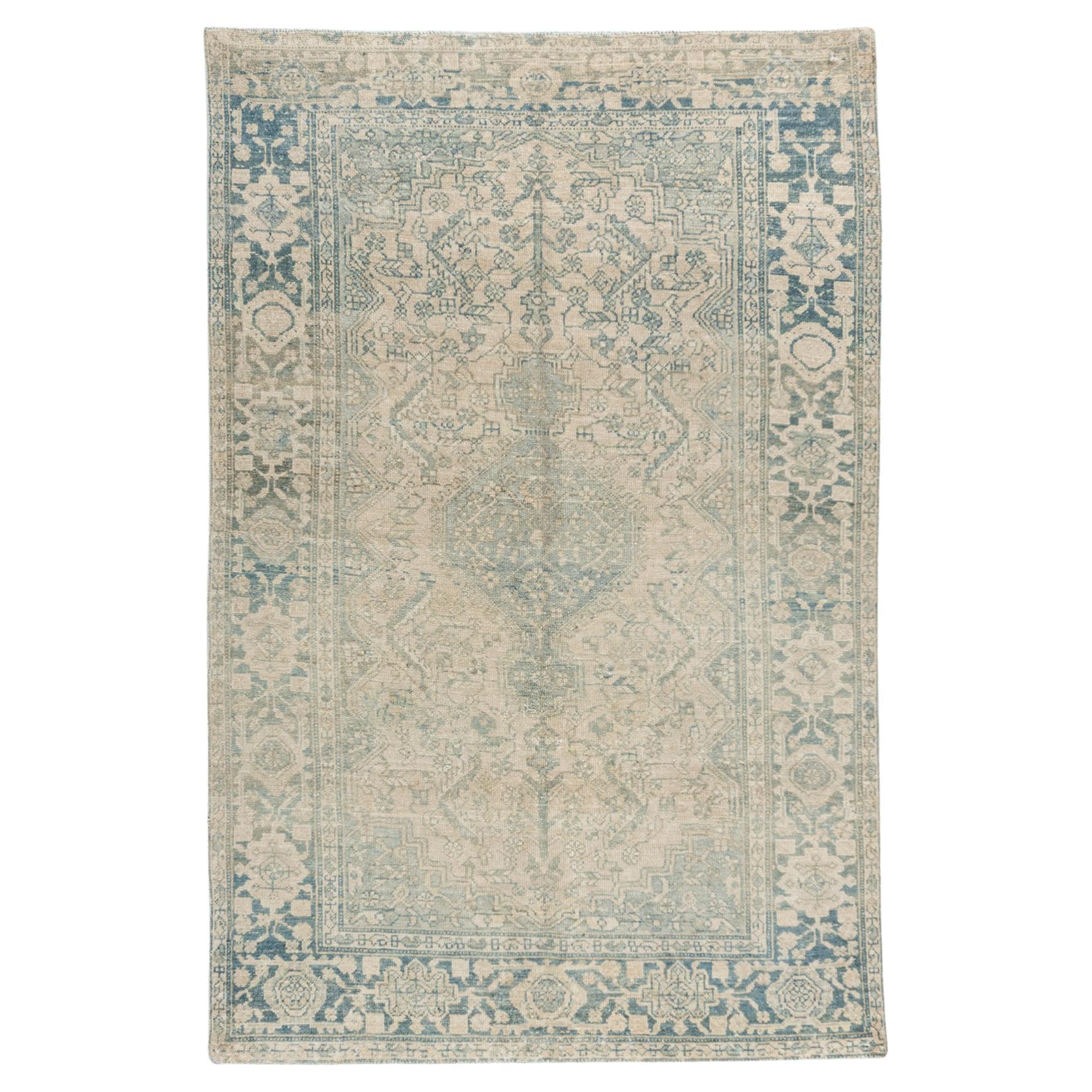 Vintage Persian Malayer Area Rug 3'2x6'3 For Sale at 1stDibs