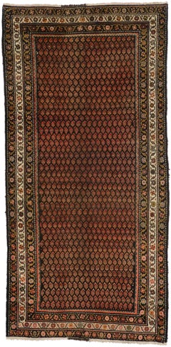 Antique Persian Saraband Runner with Mir Boteh Design, Wide Hallway ...