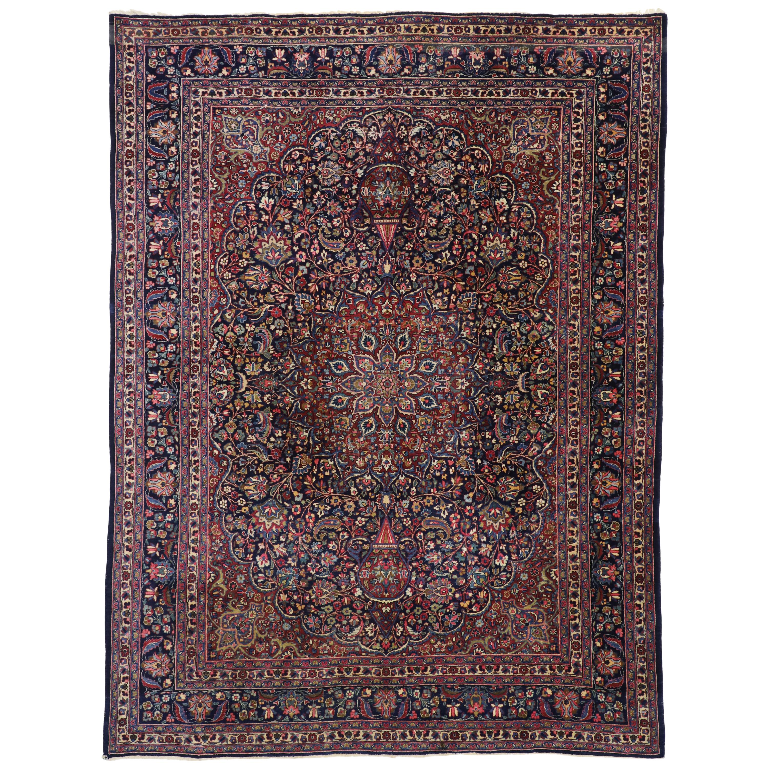 Vintage Pakistani Rug with Persian Design with Arabesque Arts and ...