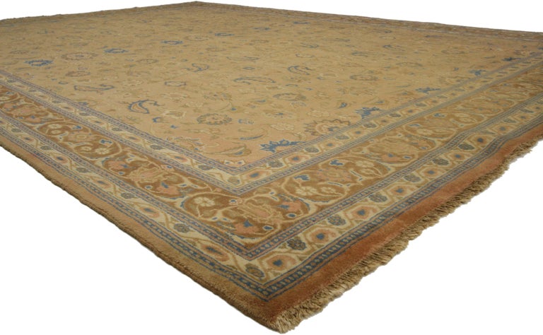 Vintage Persian Mashhad Rug with Traditional Modern Style For Sale at ...