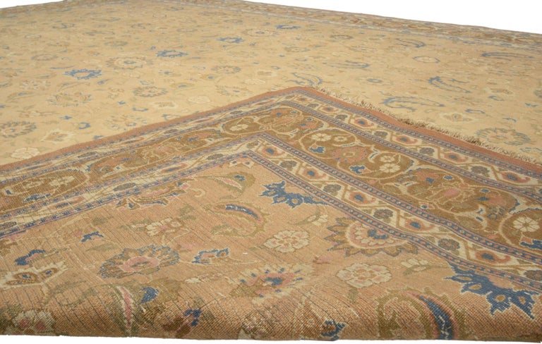 Vintage Persian Mashhad Rug with Traditional Modern Style For Sale at ...