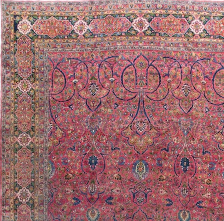 Vintage Oversize Persian Semnan Rug, circa 1920 12'1" x 21'3". For Sale ...