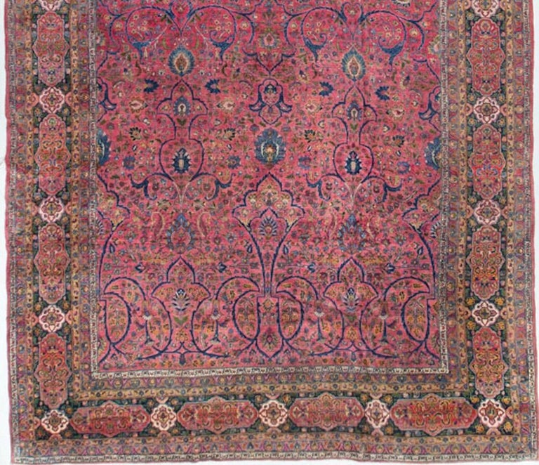 Vintage Oversize Persian Semnan Rug, circa 1920 12'1" x 21'3". For Sale ...