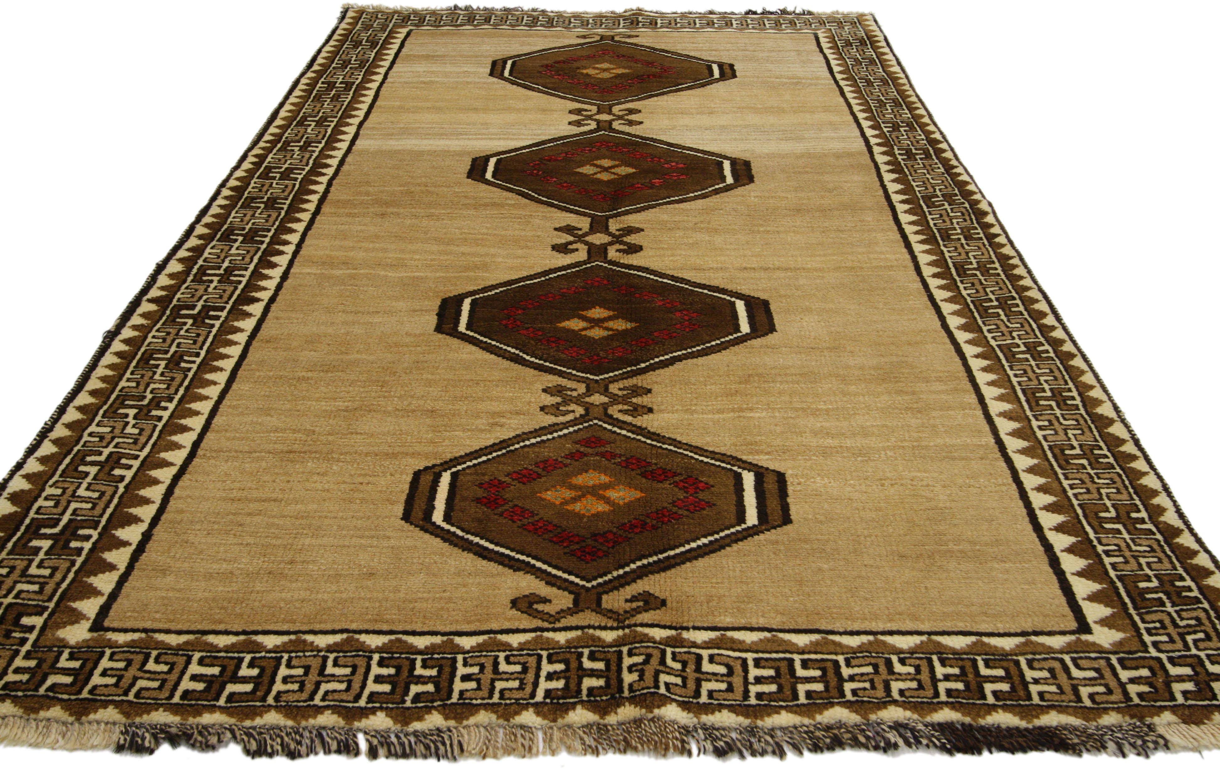 Vintage Persian Shiraz Accent Rug with Modern Tribal Style For Sale at ...