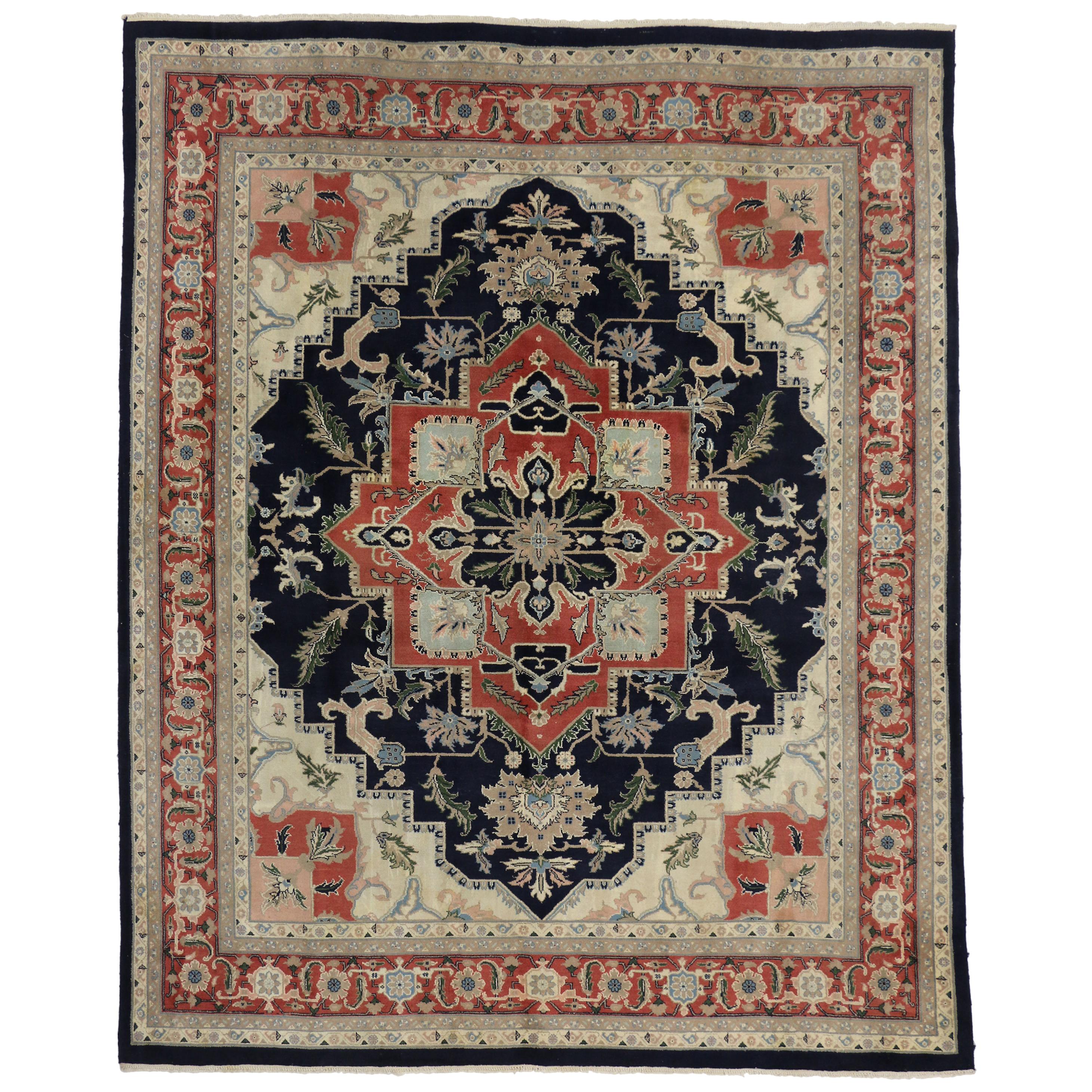 Vintage Pakistani Rug with Persian Design with Arabesque Arts and ...
