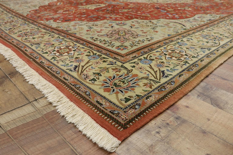 Vintage Persian Tabriz Palace Size Rug with Arts and Crafts Renaissance ...