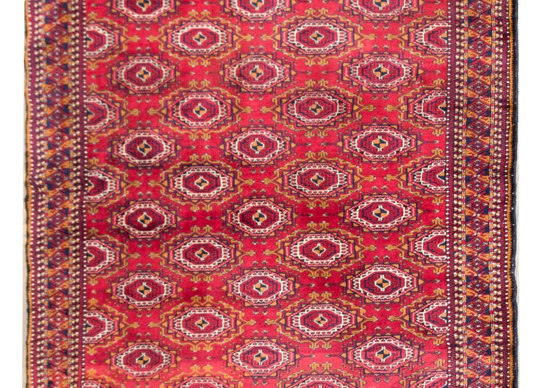 Vintage Persian Turkmen Rug For Sale at 1stDibs