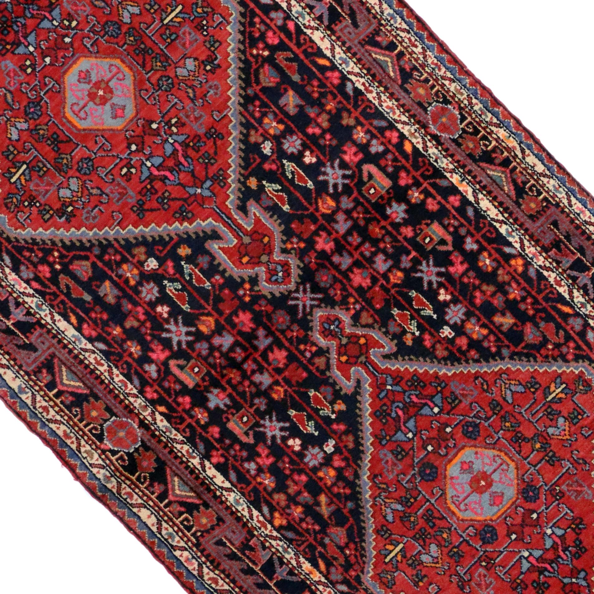 Vintage Persian Tuyserkan Hamadan Runner, Hallway Runner For Sale at ...