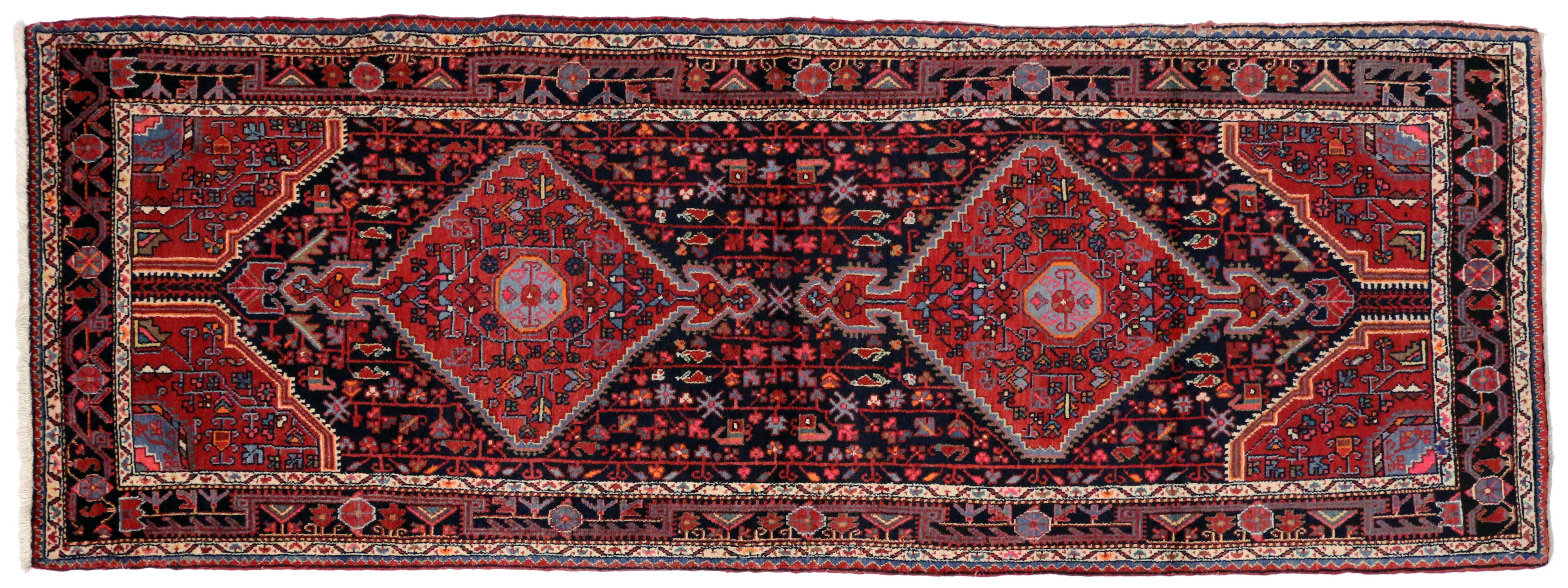 Vintage Persian Tuyserkan Hamadan Runner, Hallway Runner For Sale at ...
