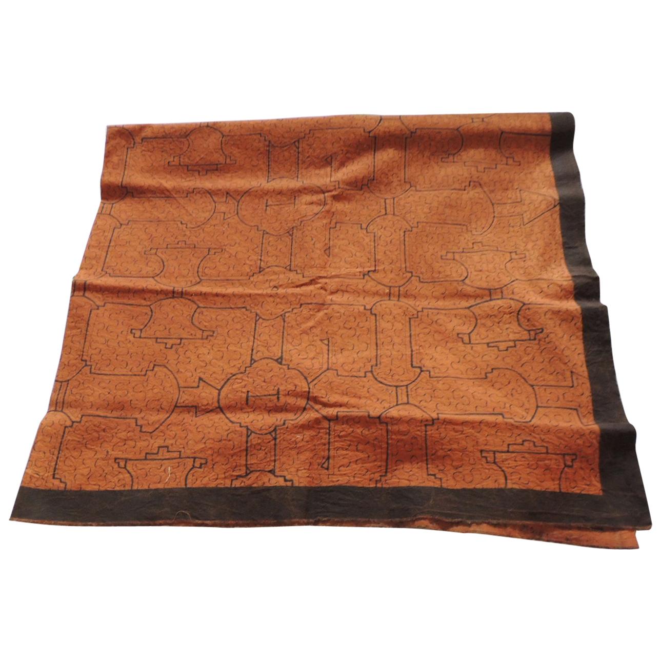 Large Framed Pre-Columbian Antique Peruvian Textile Fragment Chancay ...