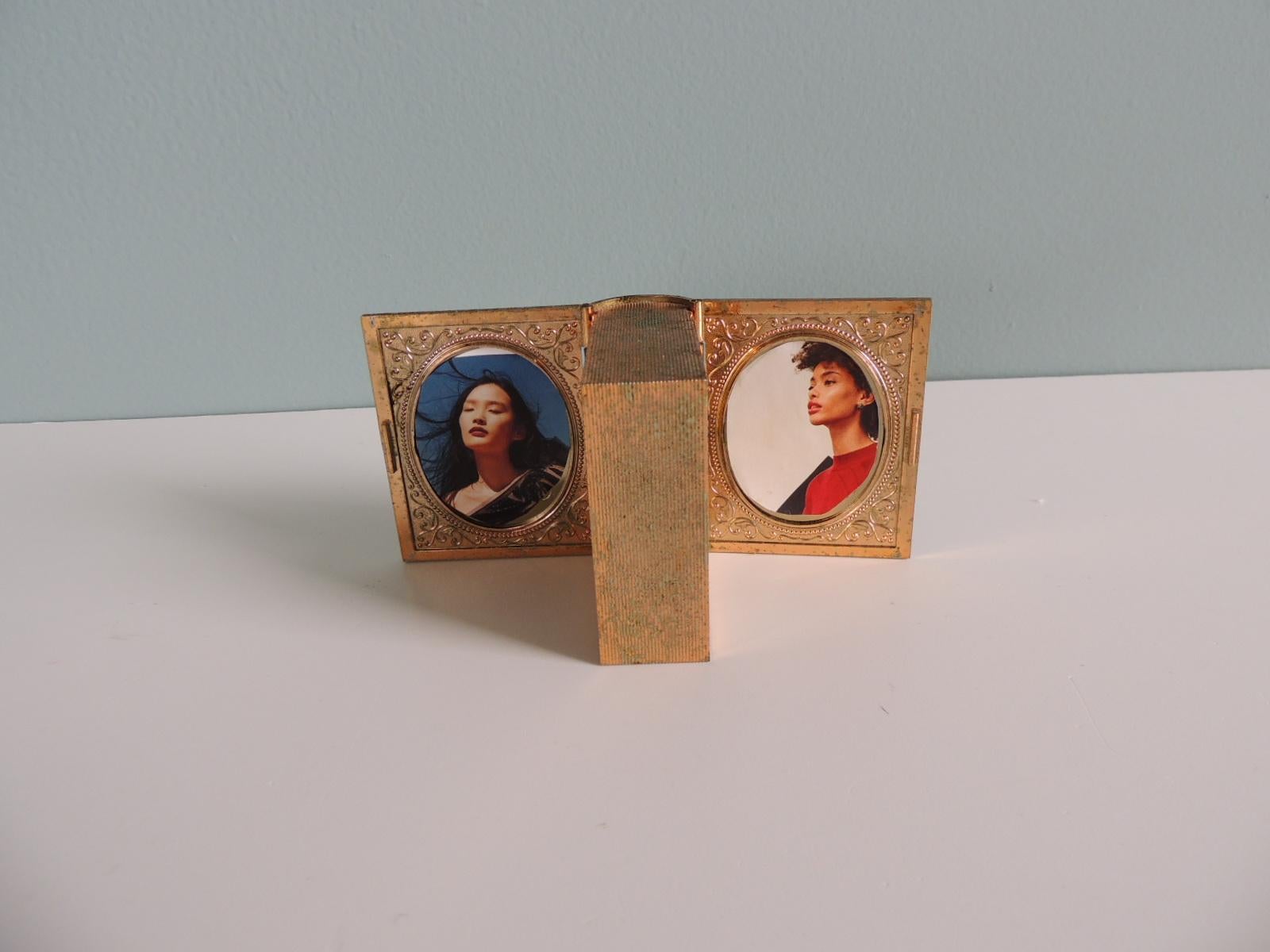 Vintage Photo Frames and Clock in Shape of a Book For Sale at 1stDibs ...