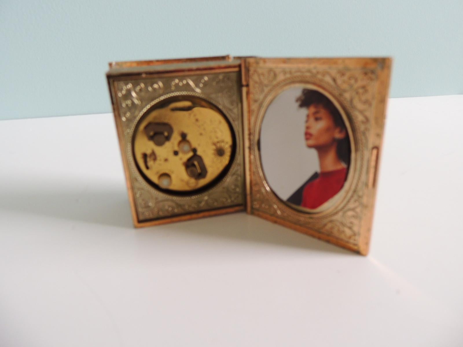 Vintage Photo Frames and Clock in Shape of a Book For Sale at 1stDibs ...