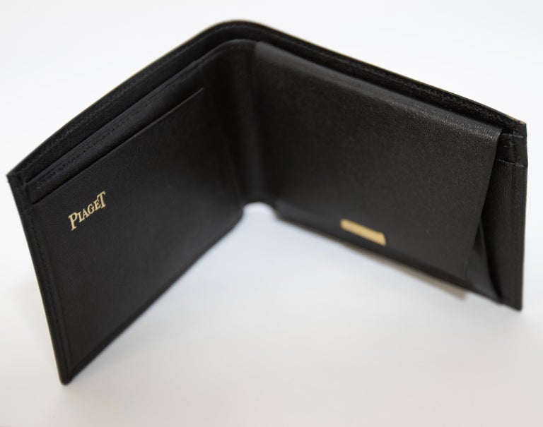 Vintage Piaget Black Leather Wallet For Sale at 1stDibs