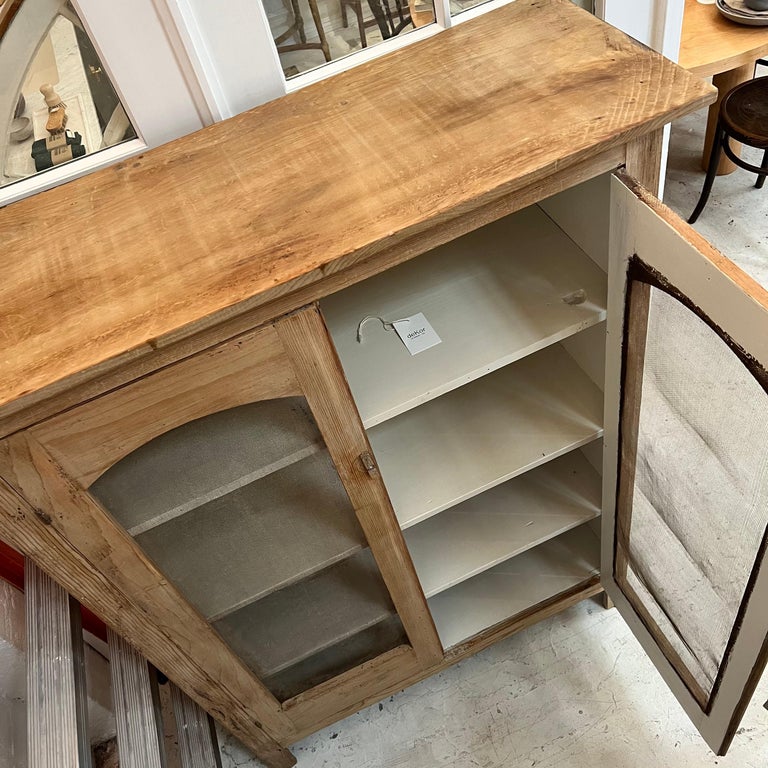 Vintage Pie Safe Cabinet Cupboard For Sale at 1stDibs