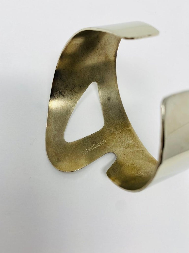 Vintage Pierre Cardin Abstract Futuristic Modernist Bracelet Cuff ...