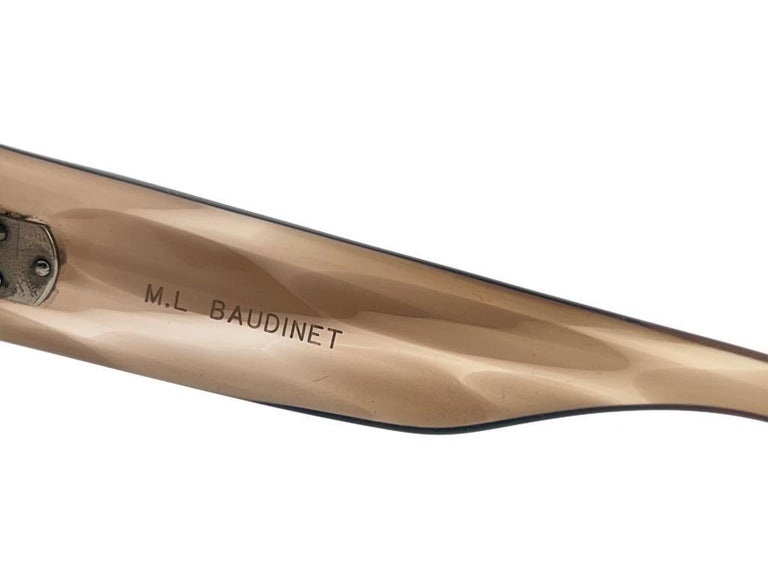 Masque enveloppant translucide vintage Pierre Marly Baudinet Lunettes ...