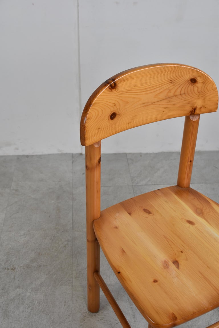 Vintage pine wood dining chairs - 1980s (22 available) at 1stDibs