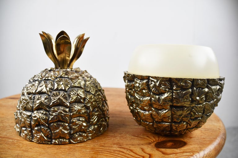 Vintage Pineapple Ice Bucket by Hans Turnwald for Freddo Therm, 1970s ...