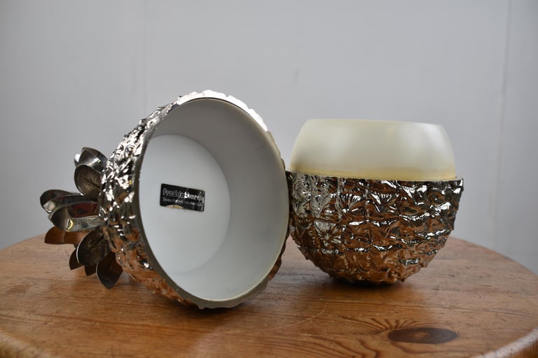 Vintage Pineapple Ice Bucket by Hans Turnwald for Freddo Therm, 1970s ...