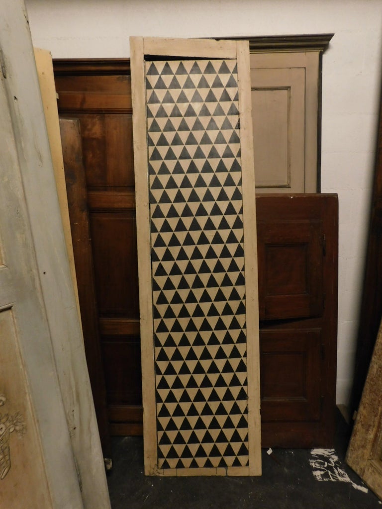 Vintage Placard, Cupboard, Built-In Wardrobe, Lacquered Wood, 20th ...